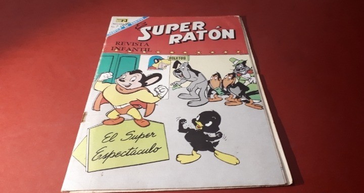 Revista infantil El Súper Ratón Novaro cómic clásico