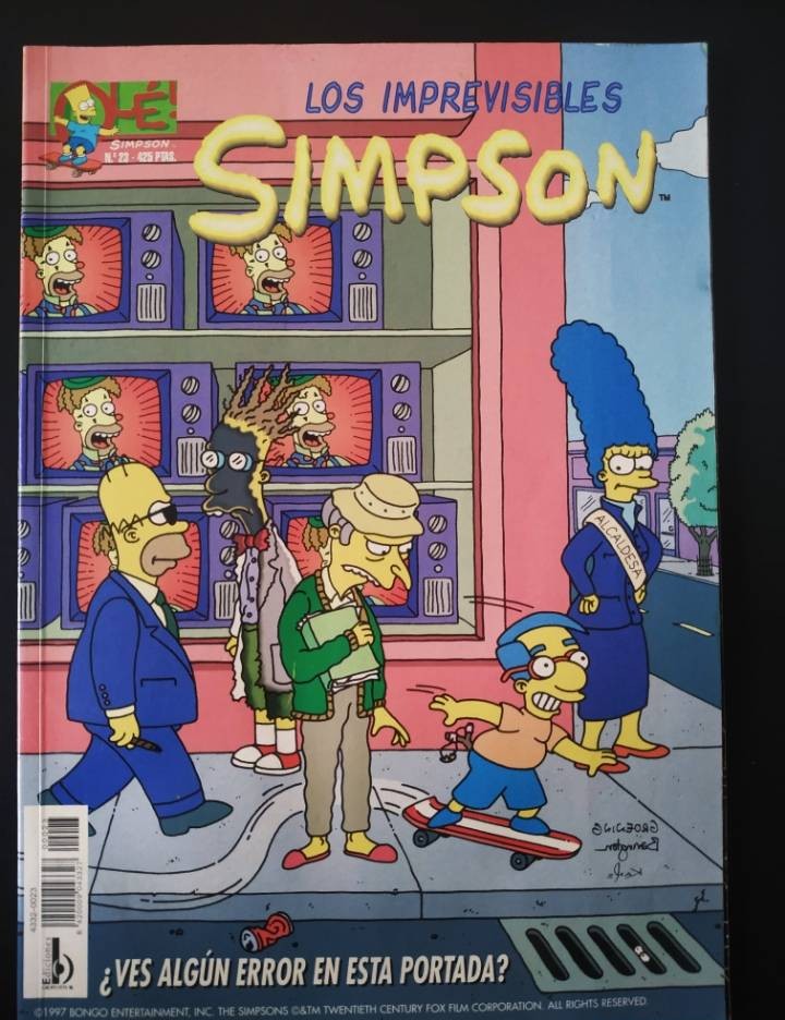 CASI EXCELENTE ESTADO LOS IMPREVISIBLES SIMPSON 23 OLE EDICIONES B