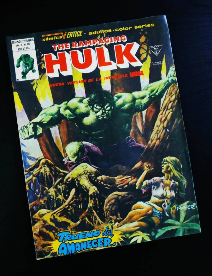 EXCELENTE ESTADO THE RAMPAGING HULK 10 VERTICE