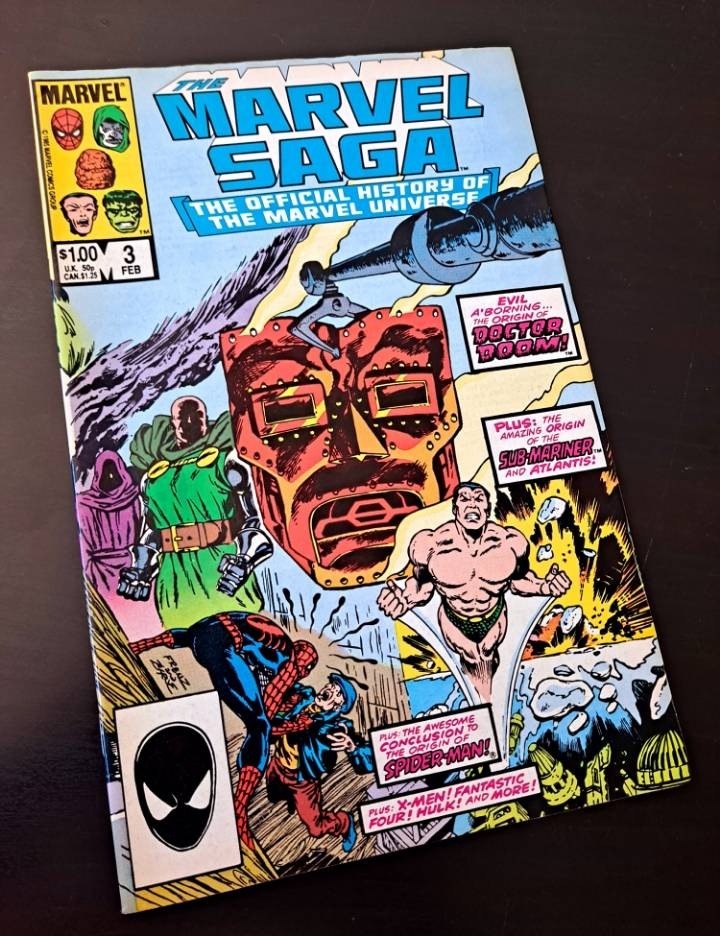 Saga Marvel Historia Oficial Universo 3 USA Kiosco