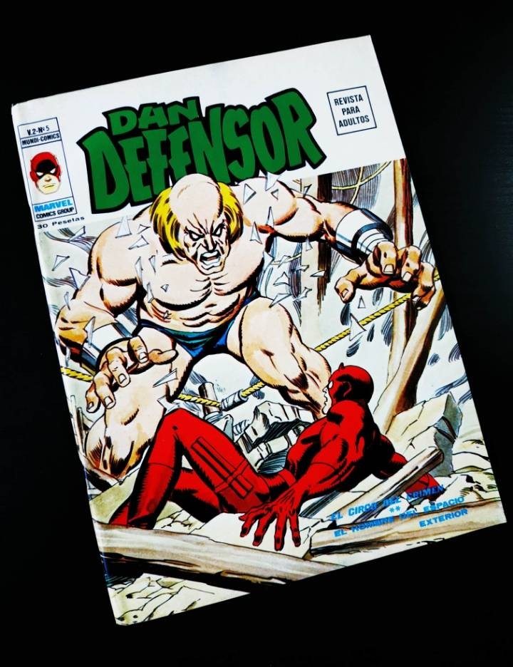 Dan Defensor 5 Vol II Vértice colección cómic vintage