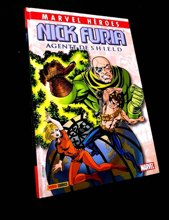 Marvel Héroes 10 Nick Furia SHIELD Panini Cómic