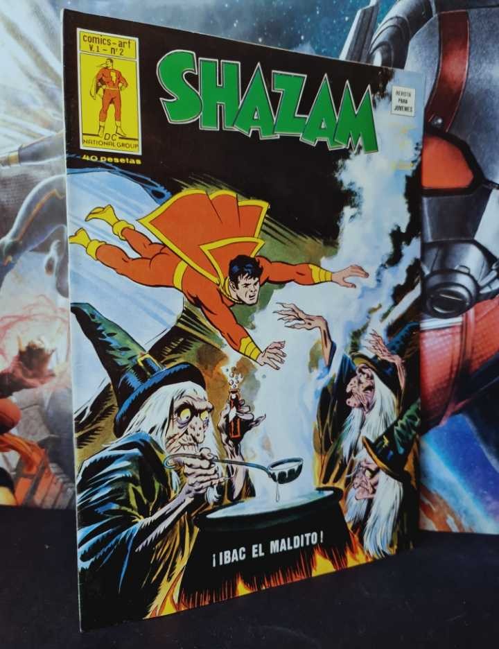 Shazam 2 Ibac El Maldito Cómic Vértice Retro