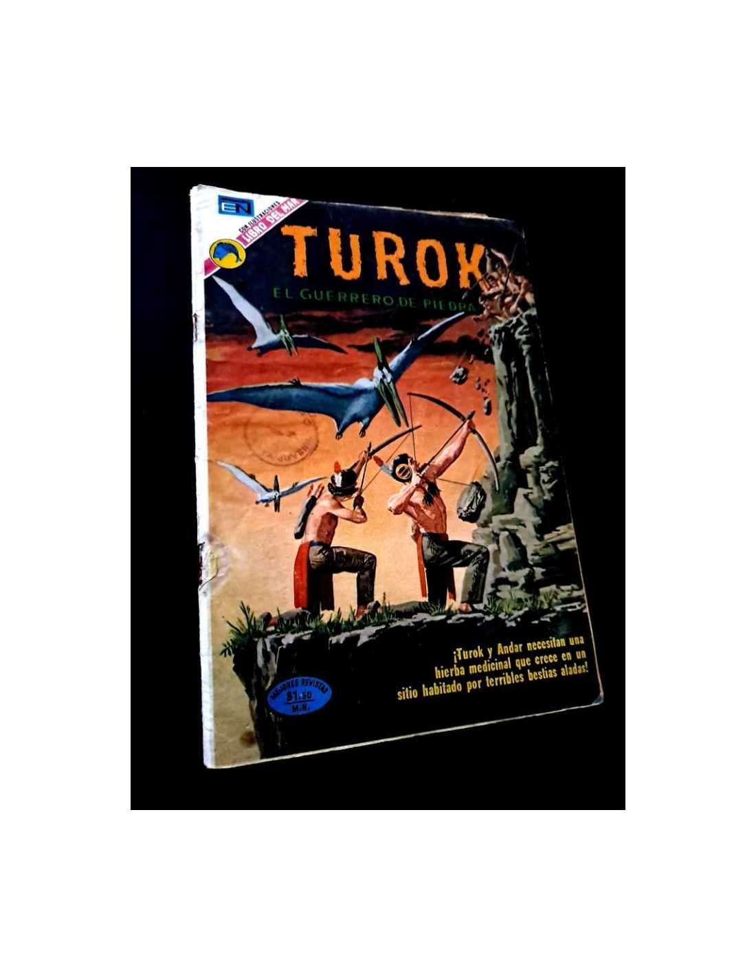 Turok Guerrero de Piedra 48 Novaro Cómic Vintage