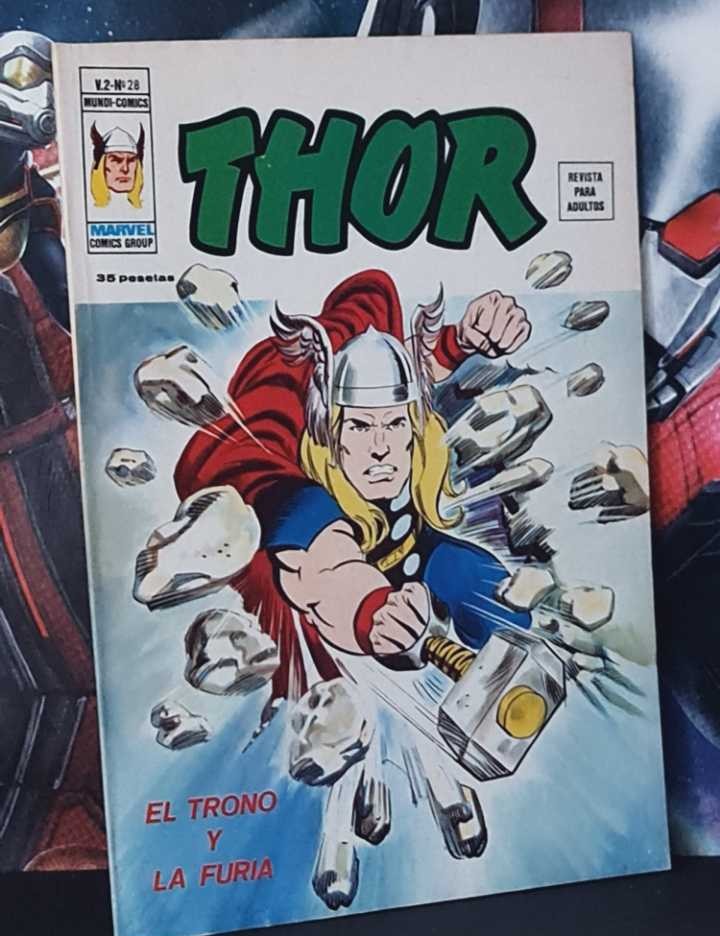 THOR 28 El Trono y la Furia Vol.2 Vértice grapa