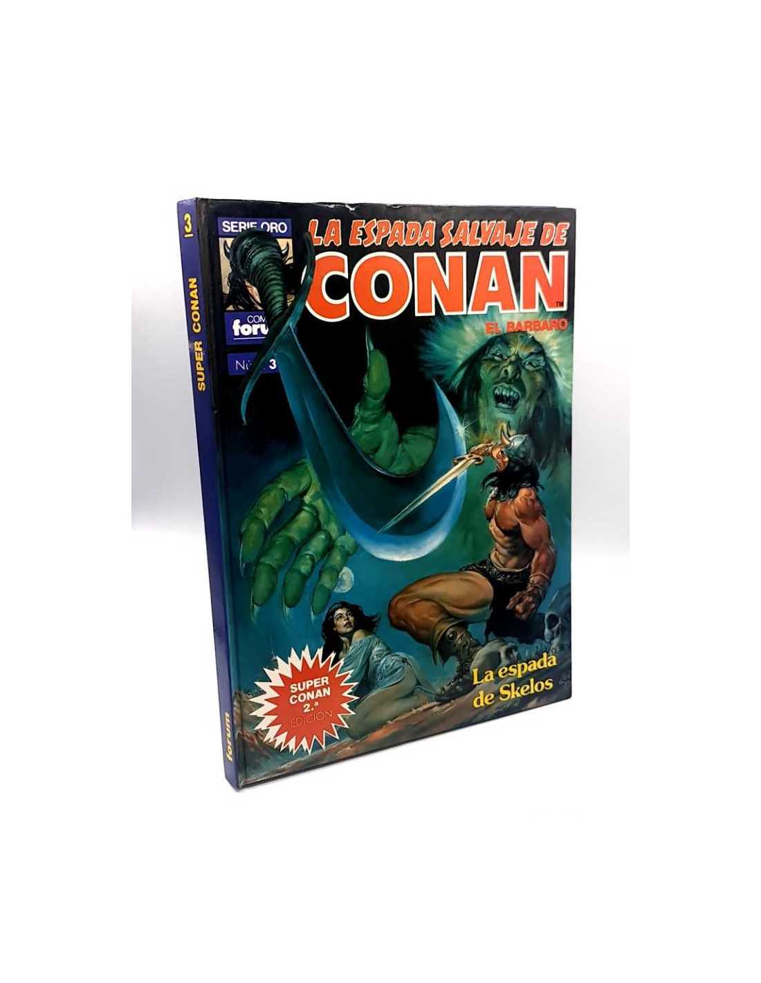CASI EXCELENTE ESTADO SUPER CONAN LA ESPADA SALVAJE DE CONAN 3 FORU...