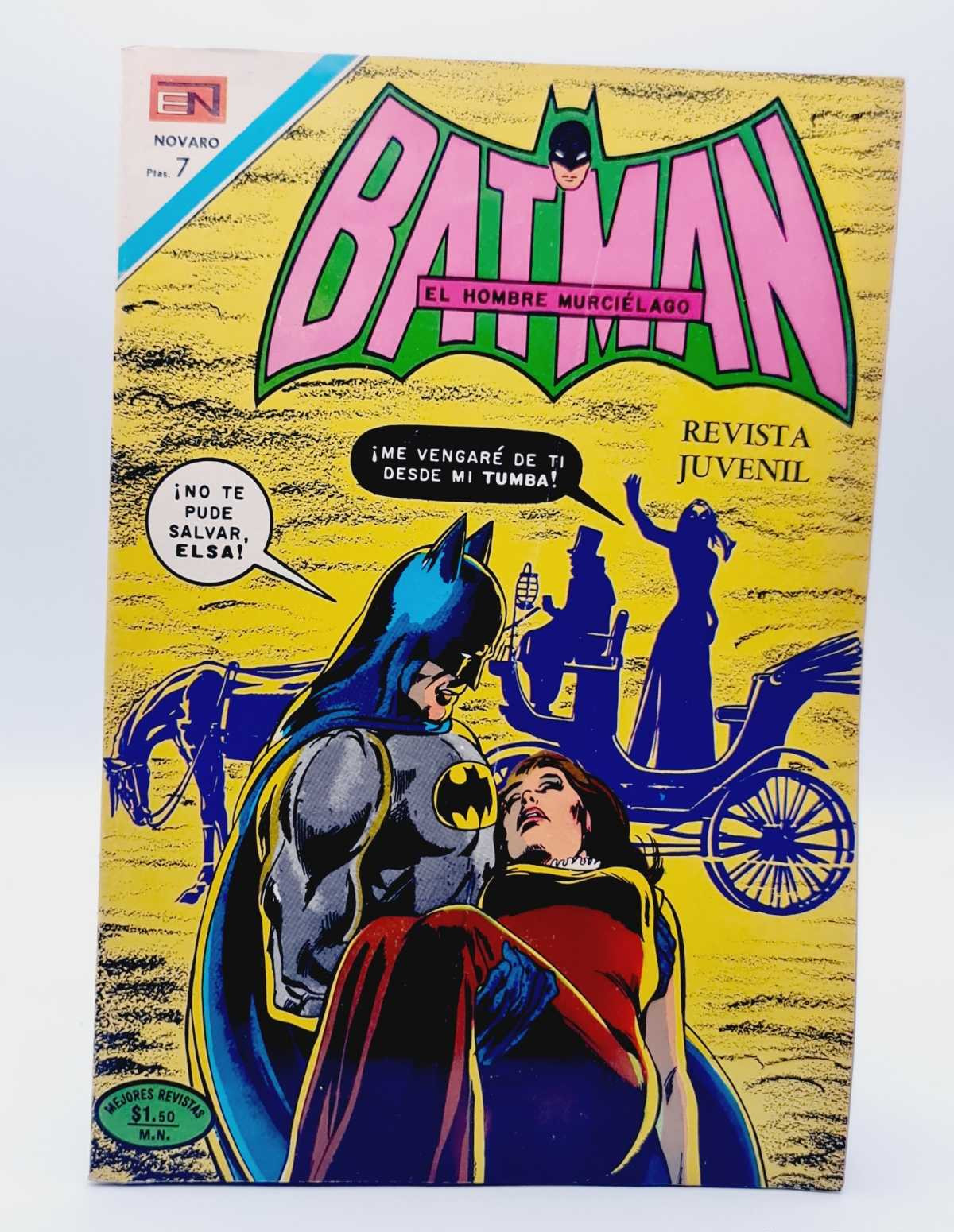 Batman 600 Novaro original con grapa coleccionable