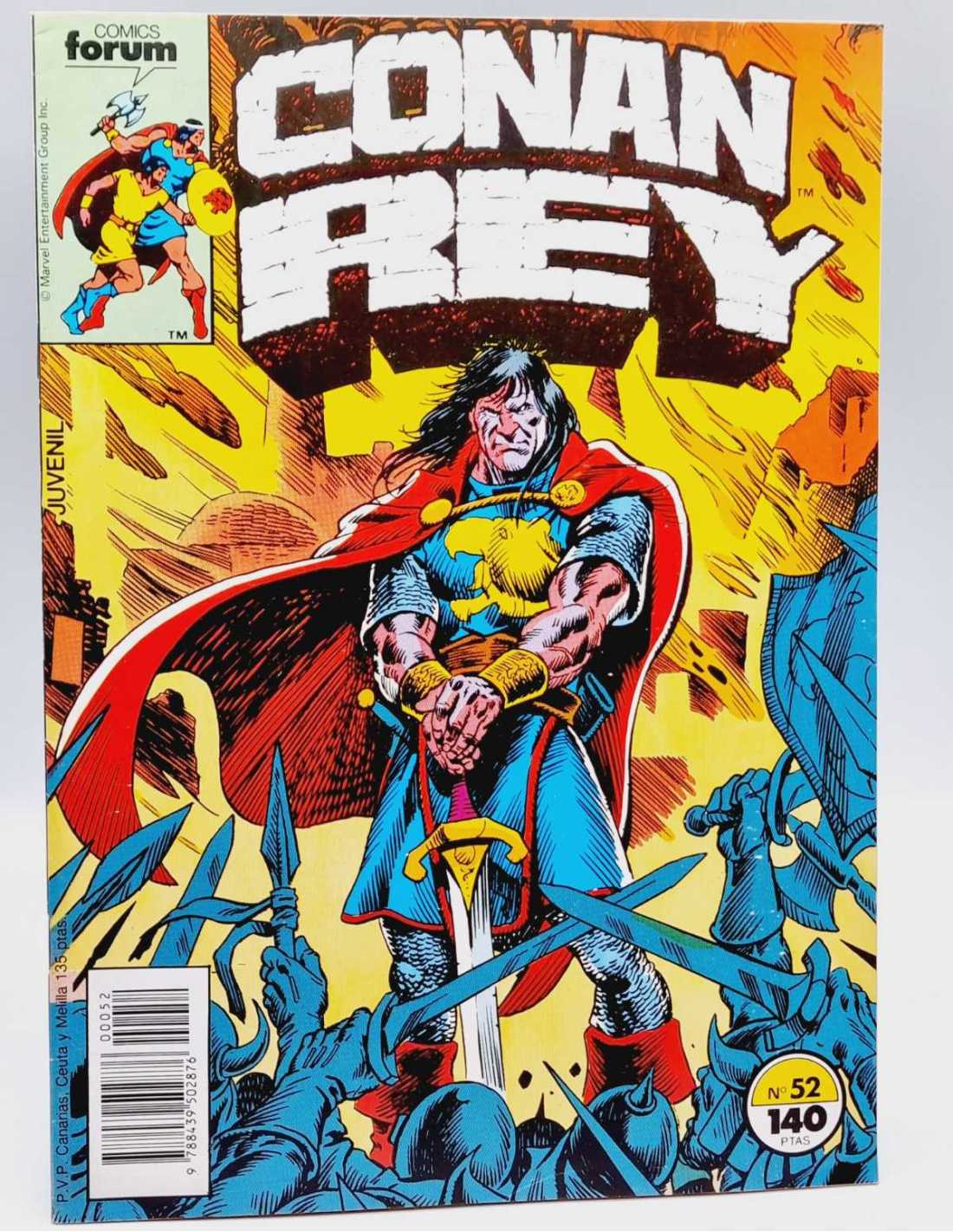Conan Rey 52 grapa original de kiosco Marvel