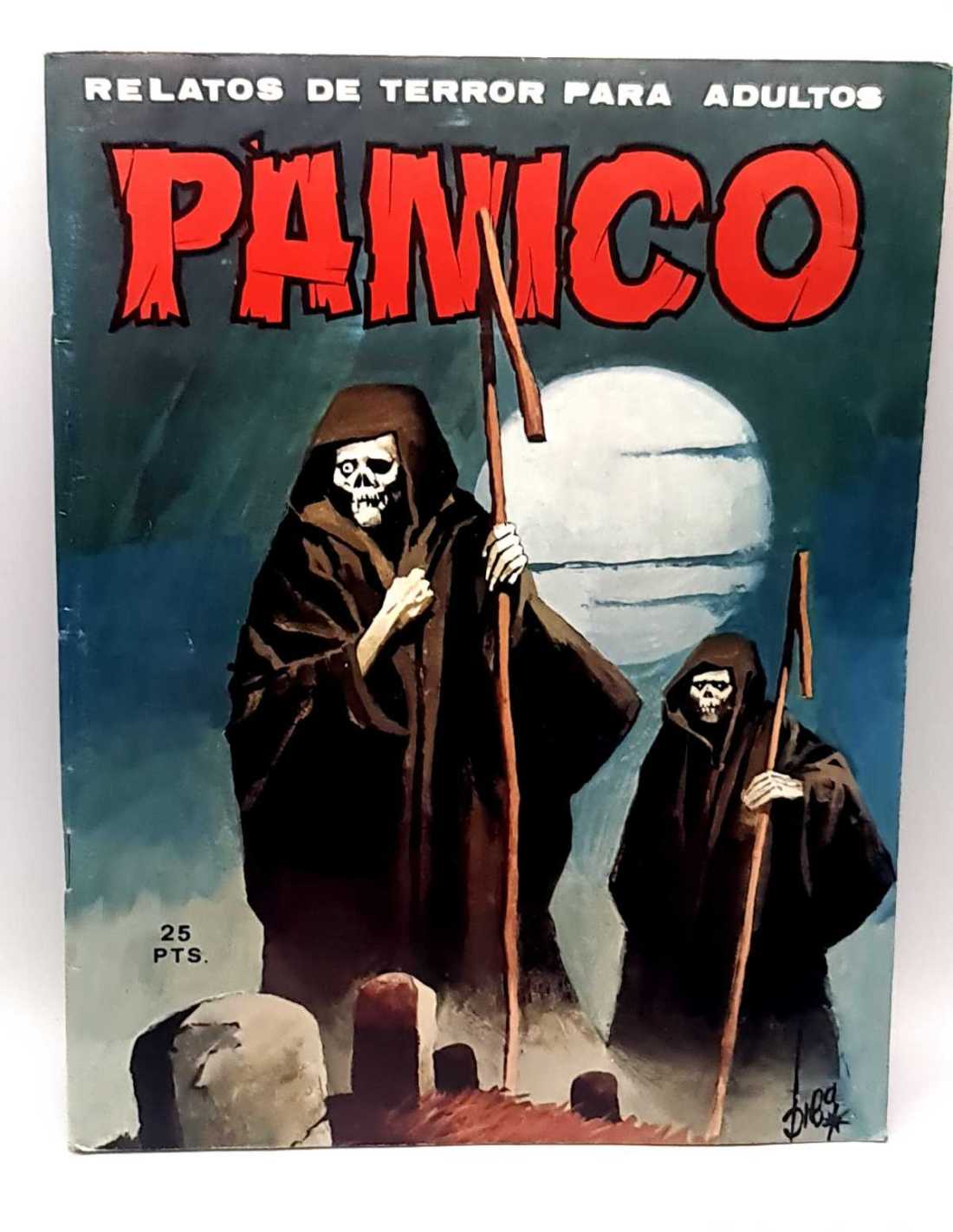 Cómic Pánico 9 Vilmar grapa terror vintage