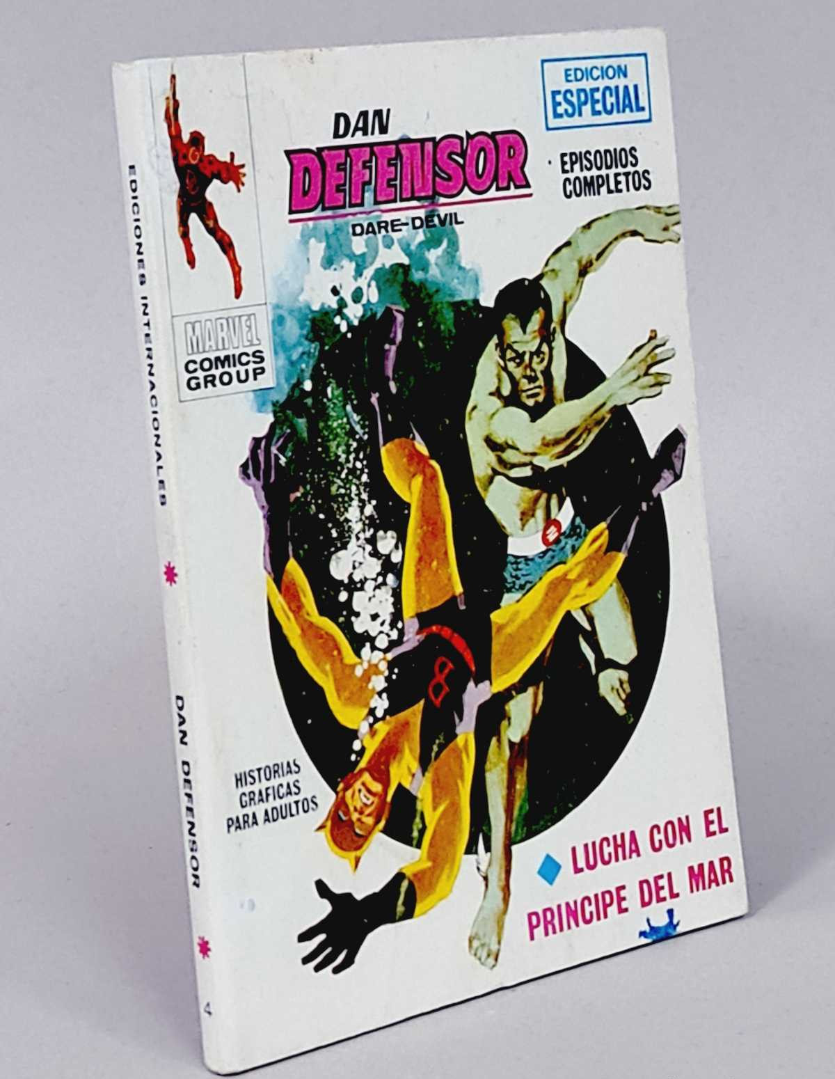 EXCELENTE ESTADO DAN DEFENSOR 4 LUCHA CON EL PRÍNCIPE DEL MAR VOL1 ...