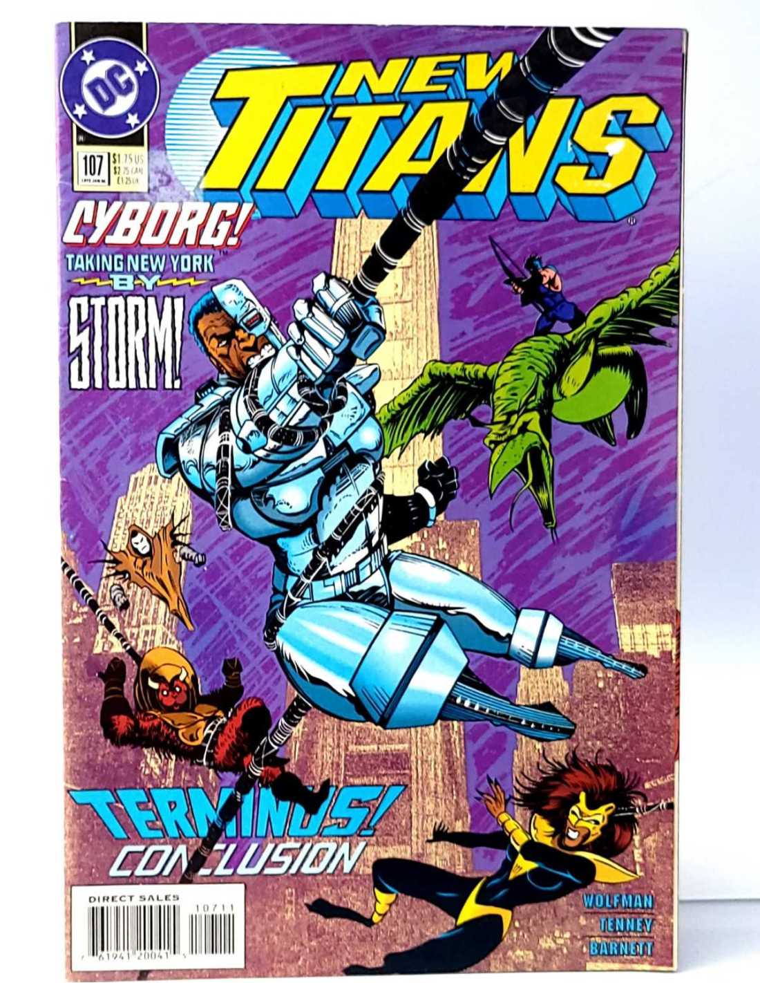 NEW TITANS 107 DC Comics USA edición original vintage
