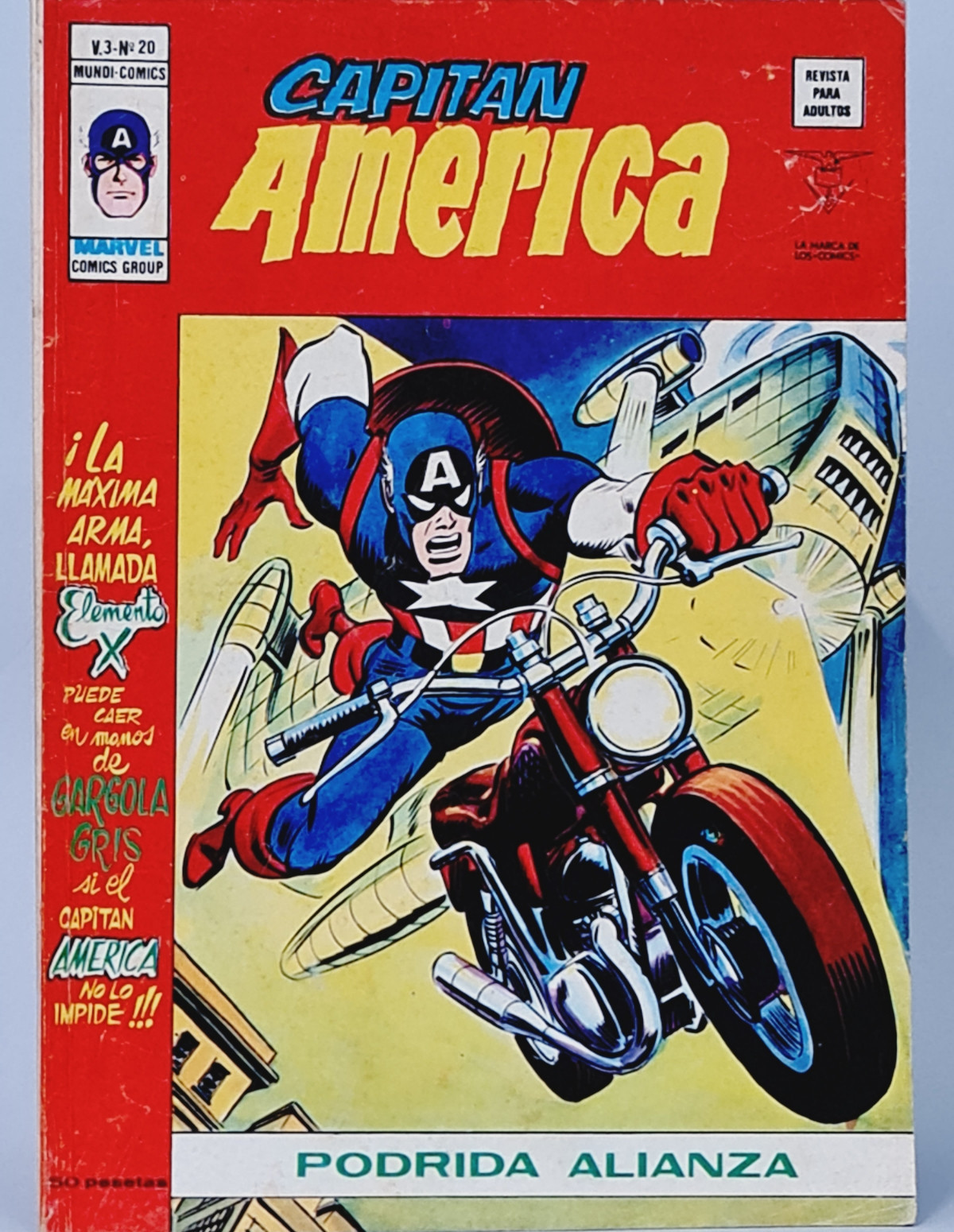 Capitán América Vol.3 Alianza Vértice Marvel Cómic
