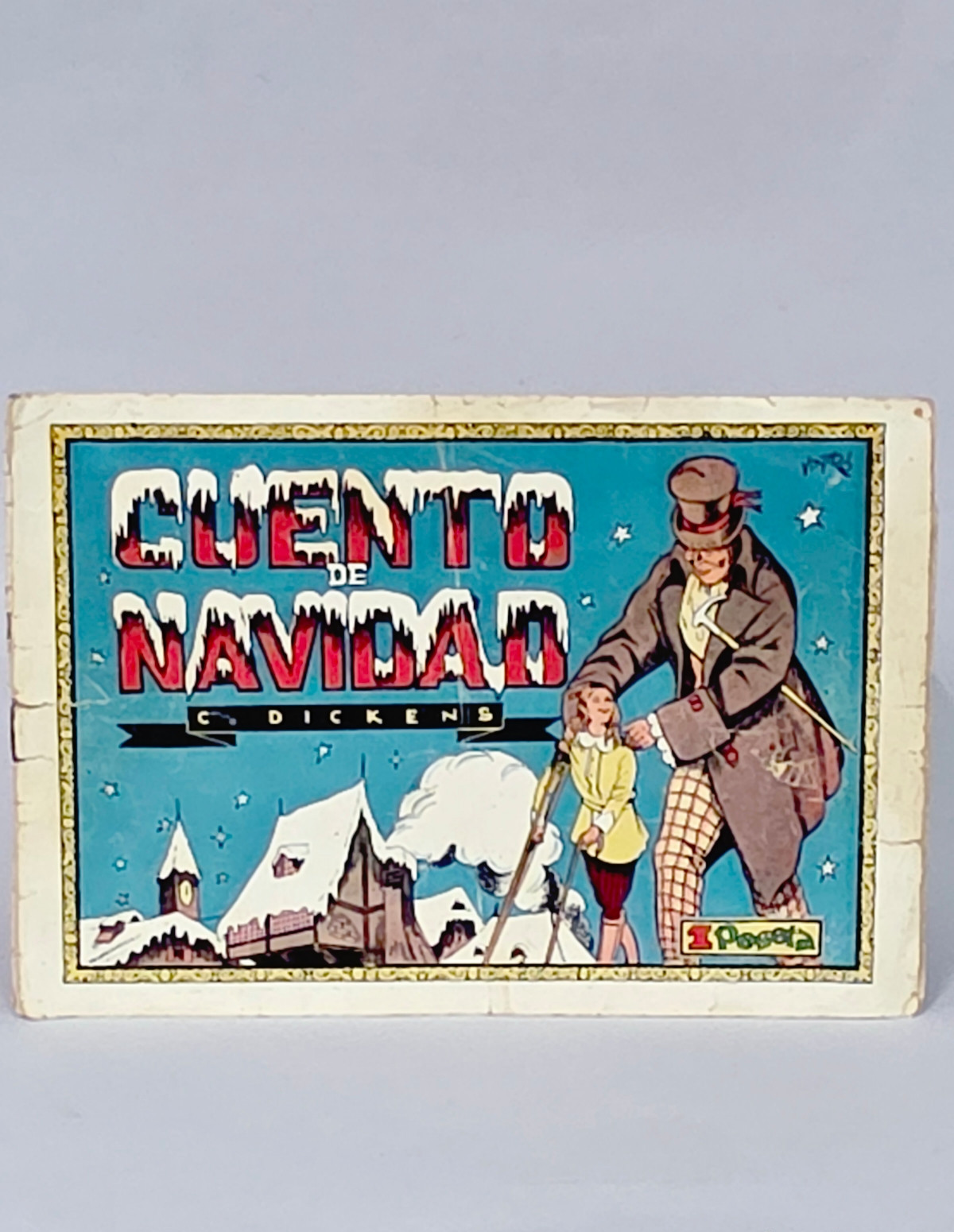 TEBEO CUENTO DE NAVIDAD DICKENS GERPLA CISNE CÓMIC ANTIGUO ORIGINAL ...
