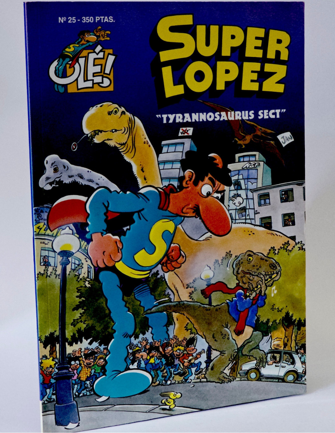 Cómic Superlópez Tyrannosaurus Sect Olé 1994 Jan