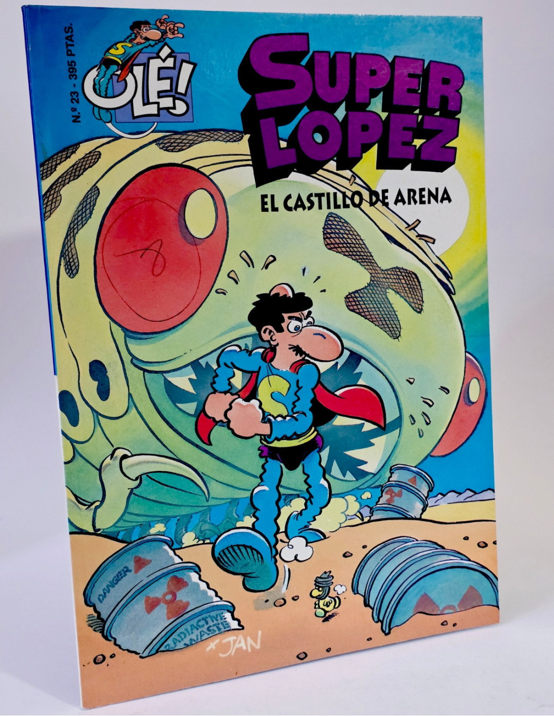 Cómic Superlópez El castillo de arena Olé 1995