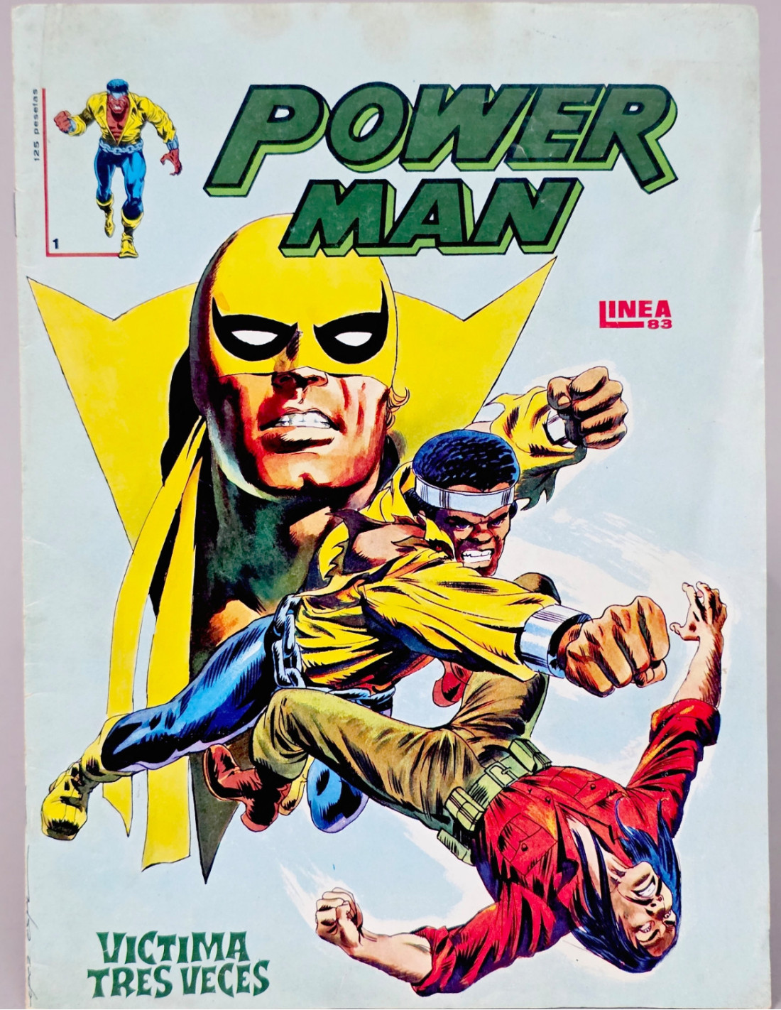 CÓMIC POWERMAN 1 VÍCTIMA TRES VECES LINEA 83 EDICIONES SURCO VERTICE MARVEL