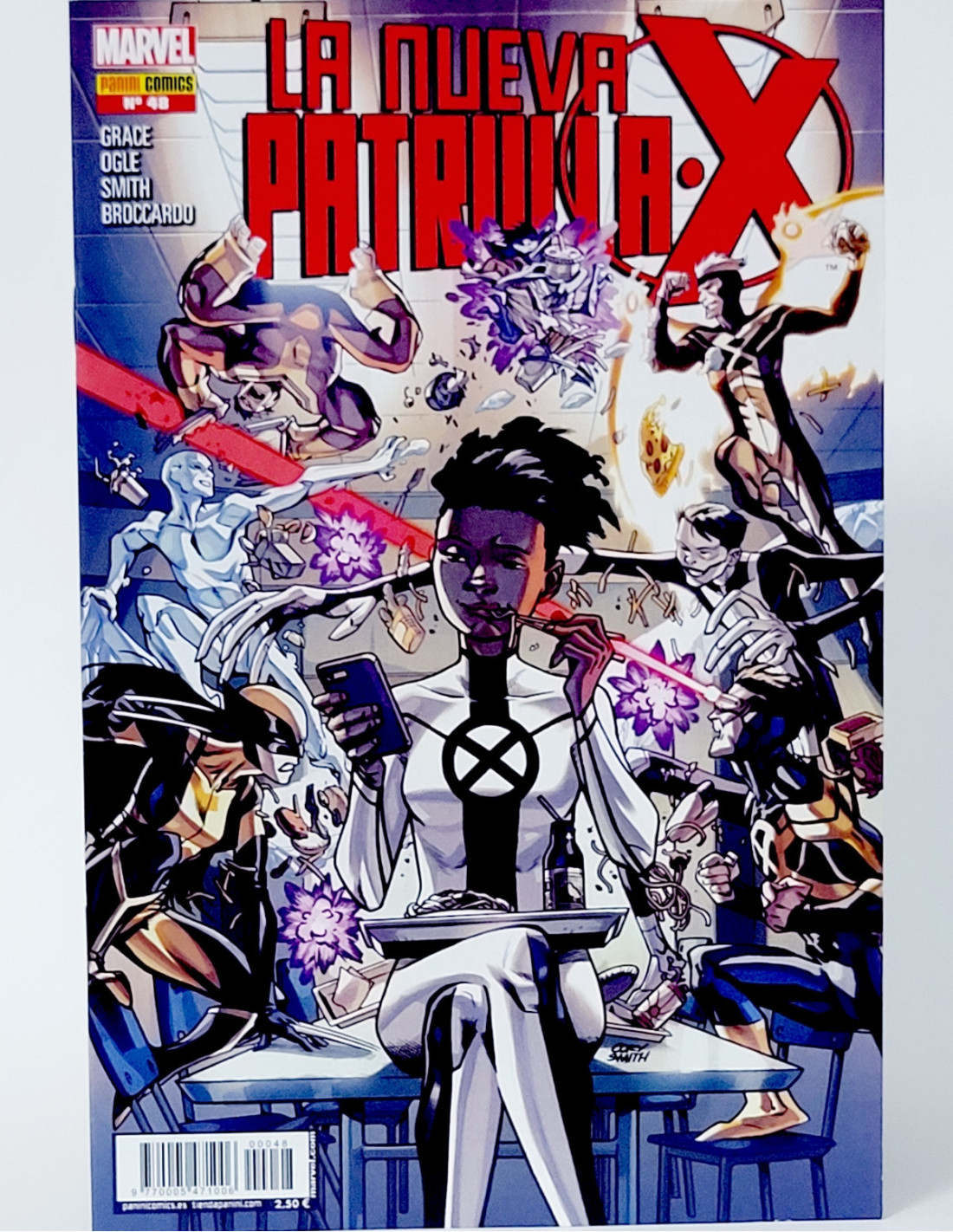Cómic La Nueva Patrulla X Panini Marvel grapa kiosco